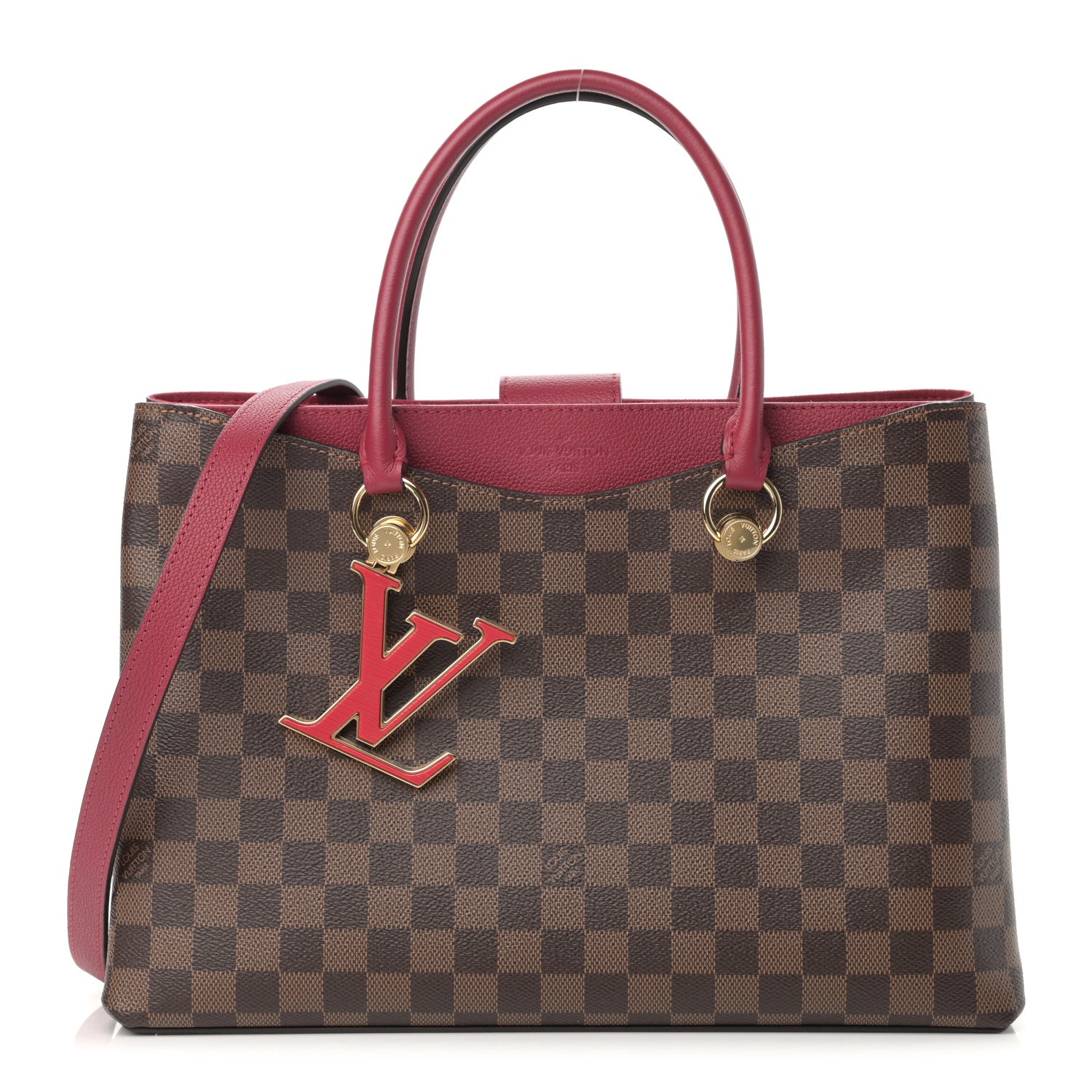 Louis Vuitton Damier Ebene LV Riverside Lie De Vin 1093075 – FASHIONPHILE