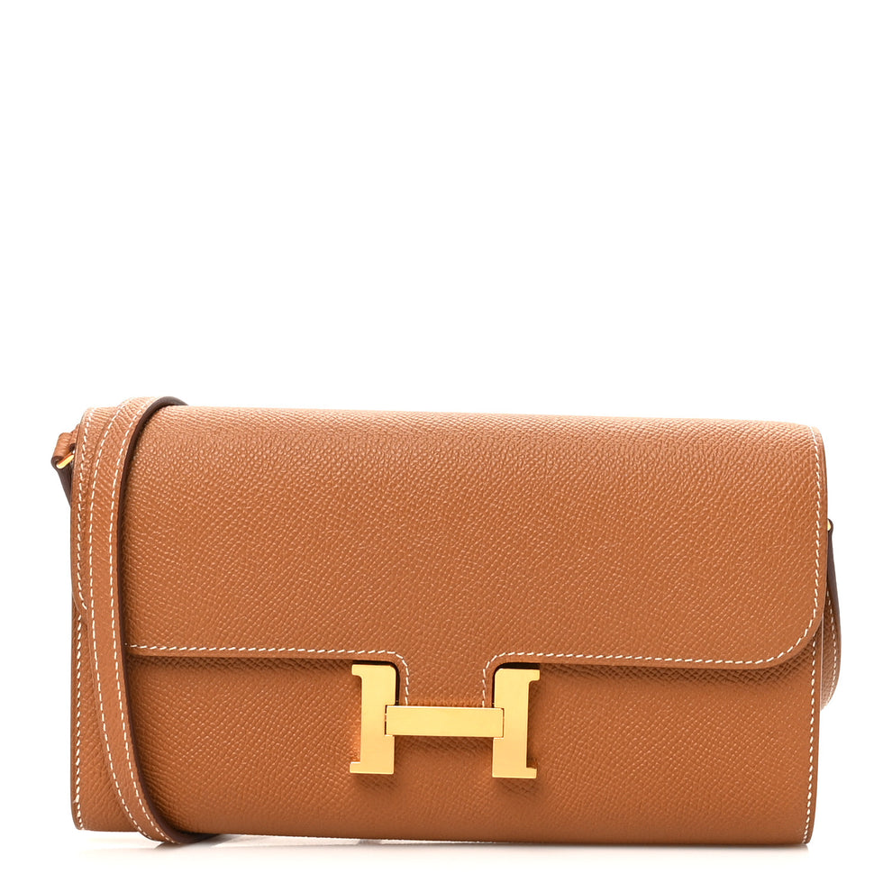 Hermes Epsom Constance Long Wallet To Go Gold 1783880 – FASHIONPHILE