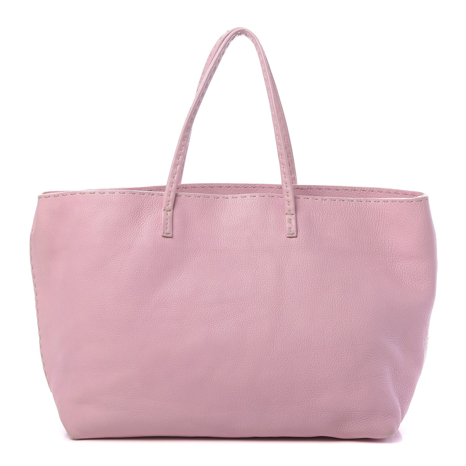 Fendi Calfskin Romano Selleria Roll Tote Rosa 671486 – FASHIONPHILE