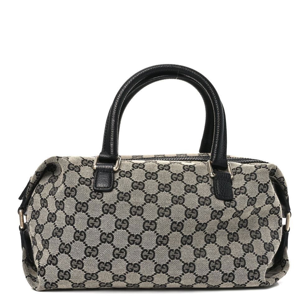Gucci Monogram Small Boston Black 1784527 – FASHIONPHILE