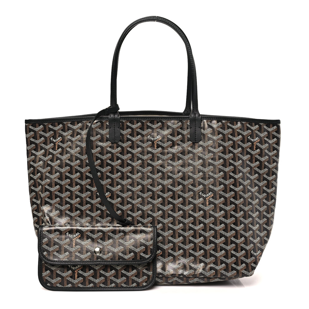 Goyard Goyardine Saint Louis PM Black 1875426 – FASHIONPHILE