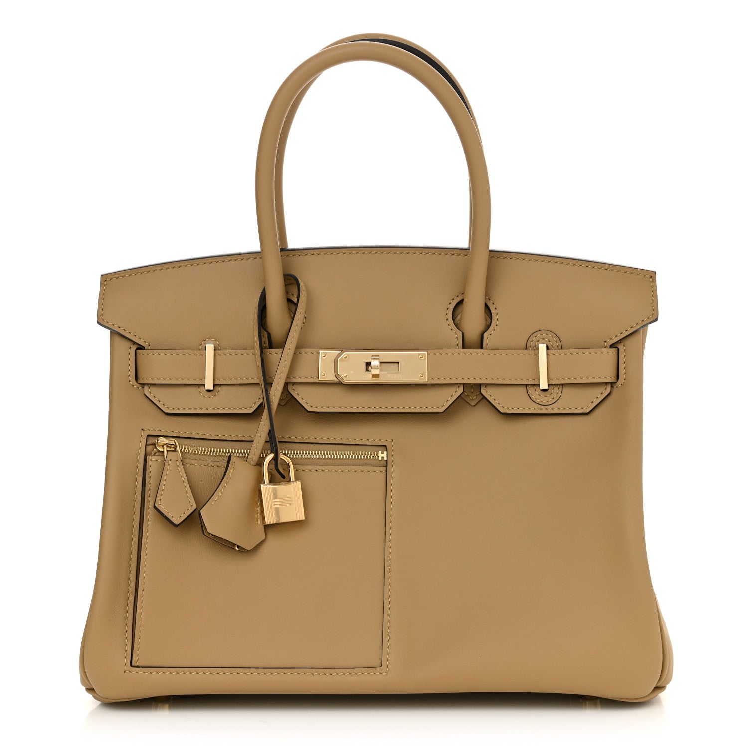Hermes Swift Colormatic Uni Birkin 30 Poussiere 1746639 – FASHIONPHILE