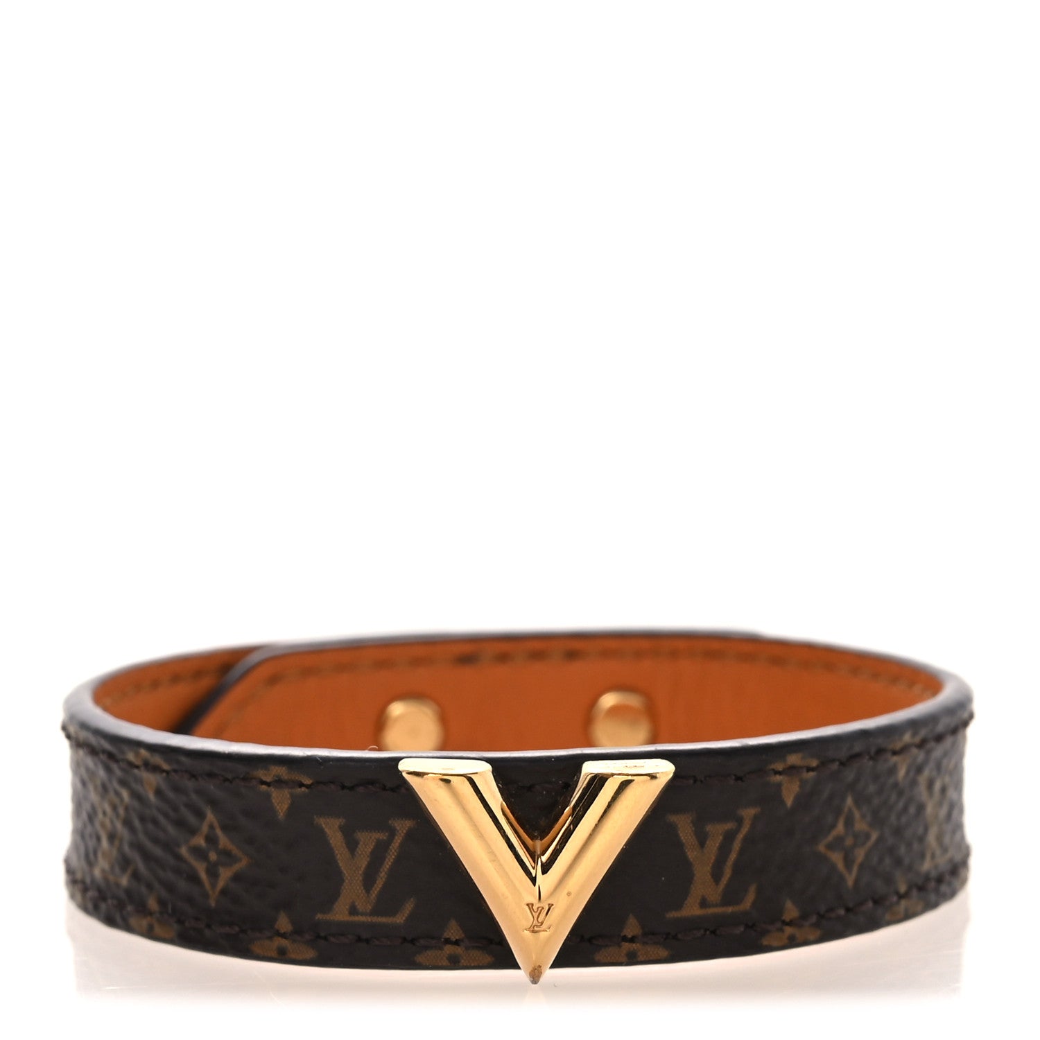 Louis Vuitton Monogram Essential V Bracelet 17 1800662 – FASHIONPHILE