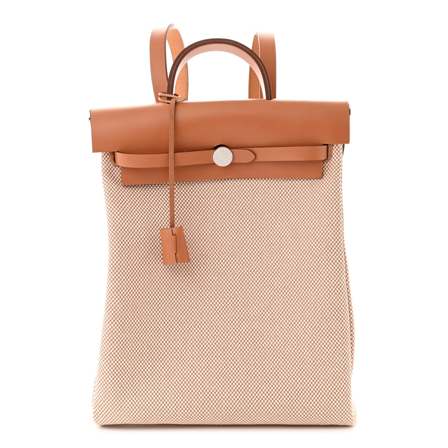 Hermes Vache Hunter Criss Viking Herbag a Dos Retourne Backpack Ecru ...