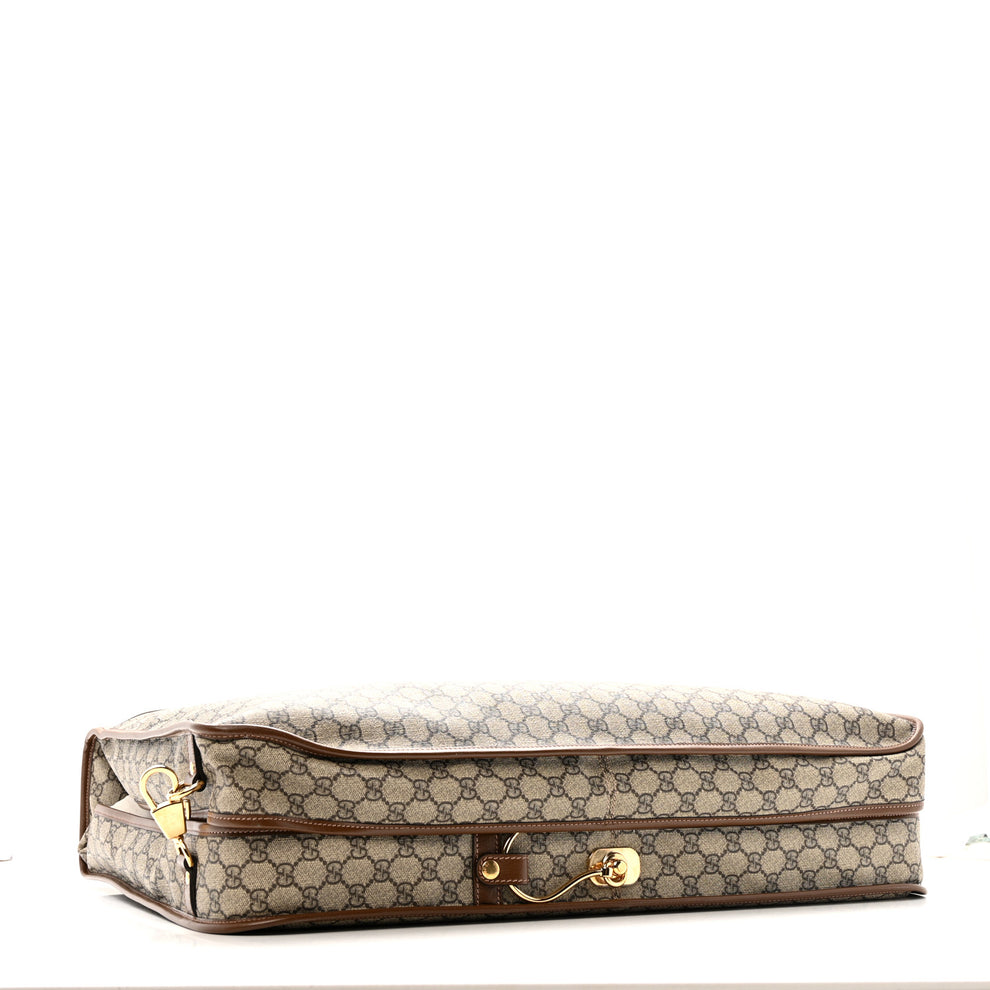 Gucci GG Supreme Monogram Azalea Calfskin Retro Interlocking G Garment ...