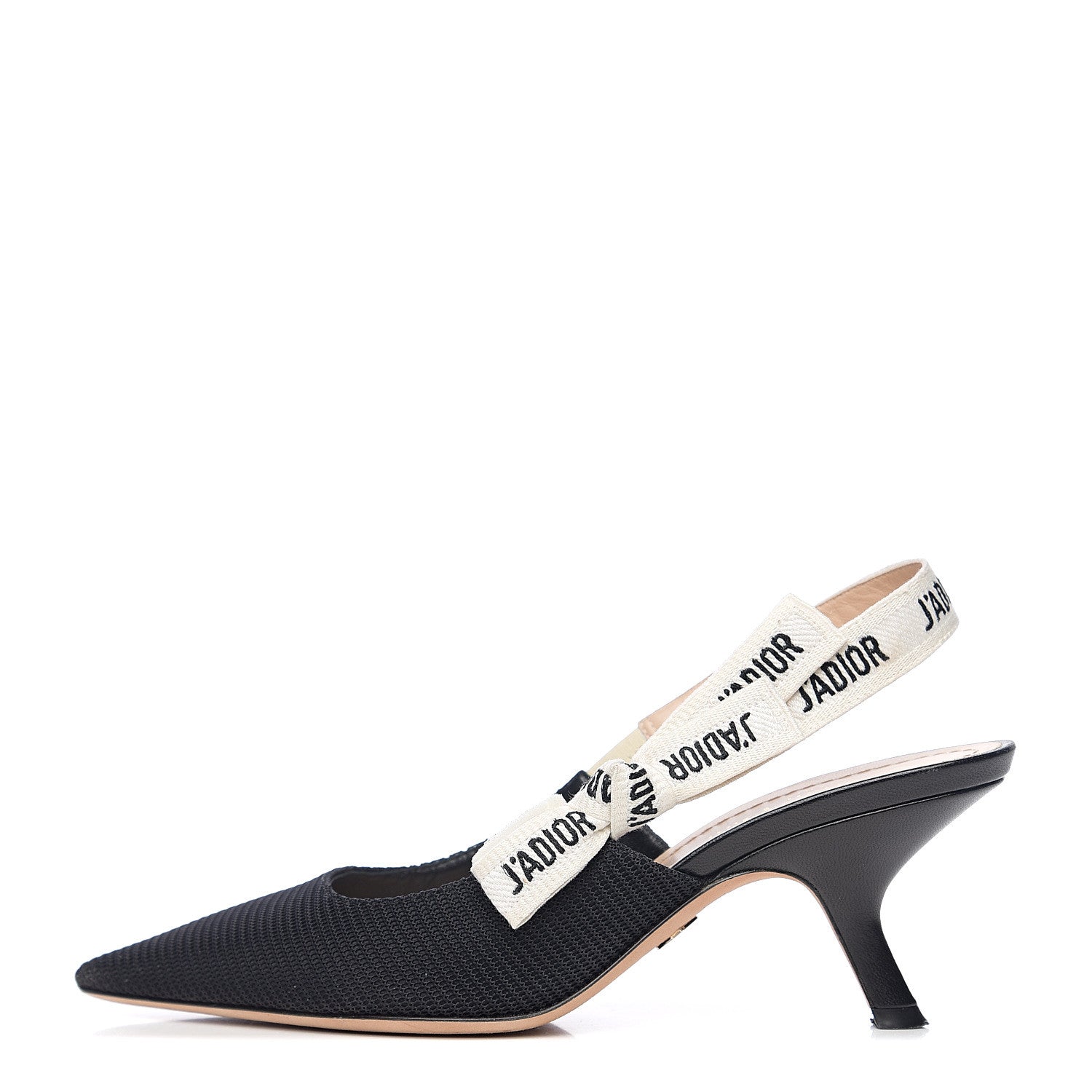 Christian Dior Technical Canvas Ribbon J Adior Slingback 65mm Pumps 37. ...