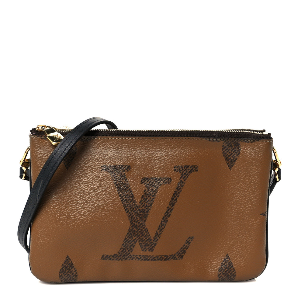 Louis Vuitton Reverse Monogram Giant Double Zip Pochette 1787842 ...