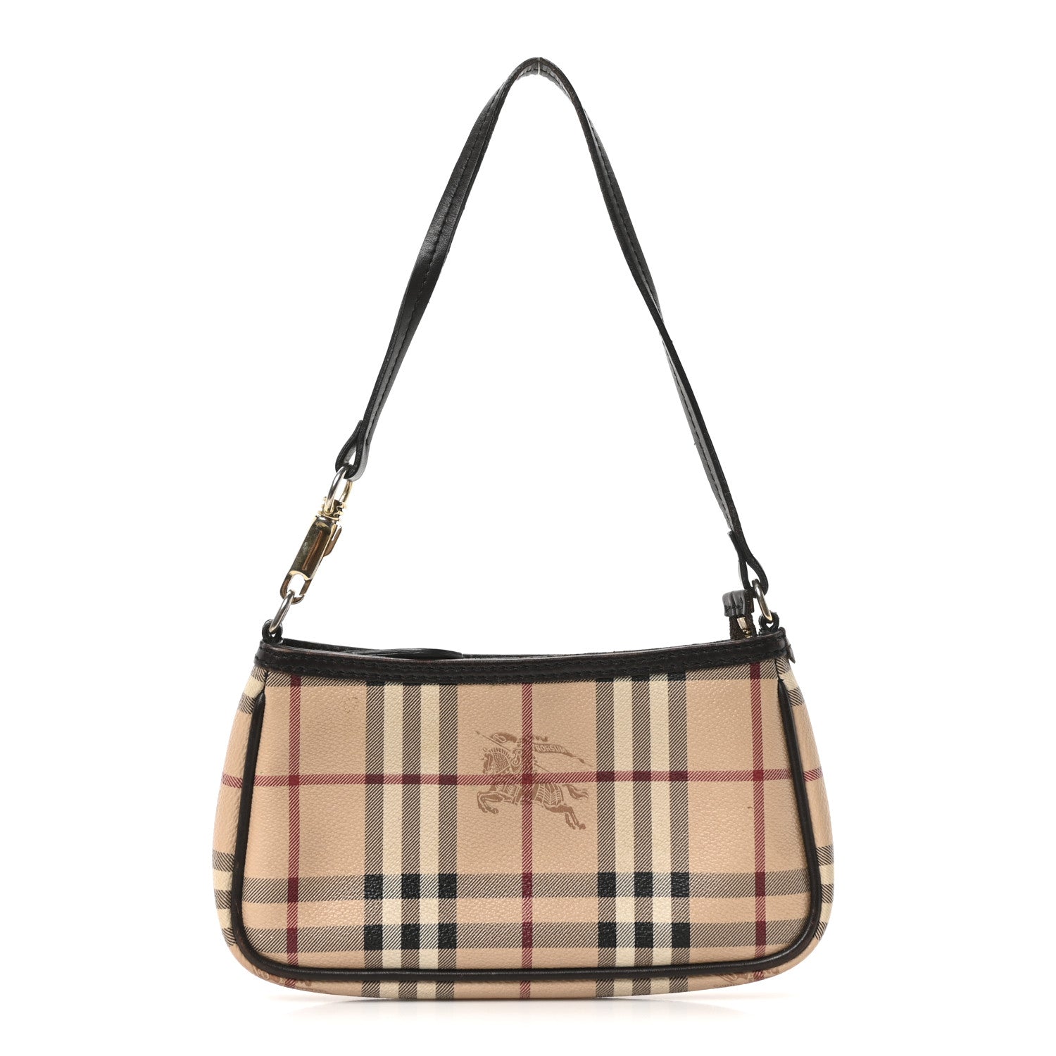 Burberry Haymarket Check Pochette Chocolate 1725243 – FASHIONPHILE