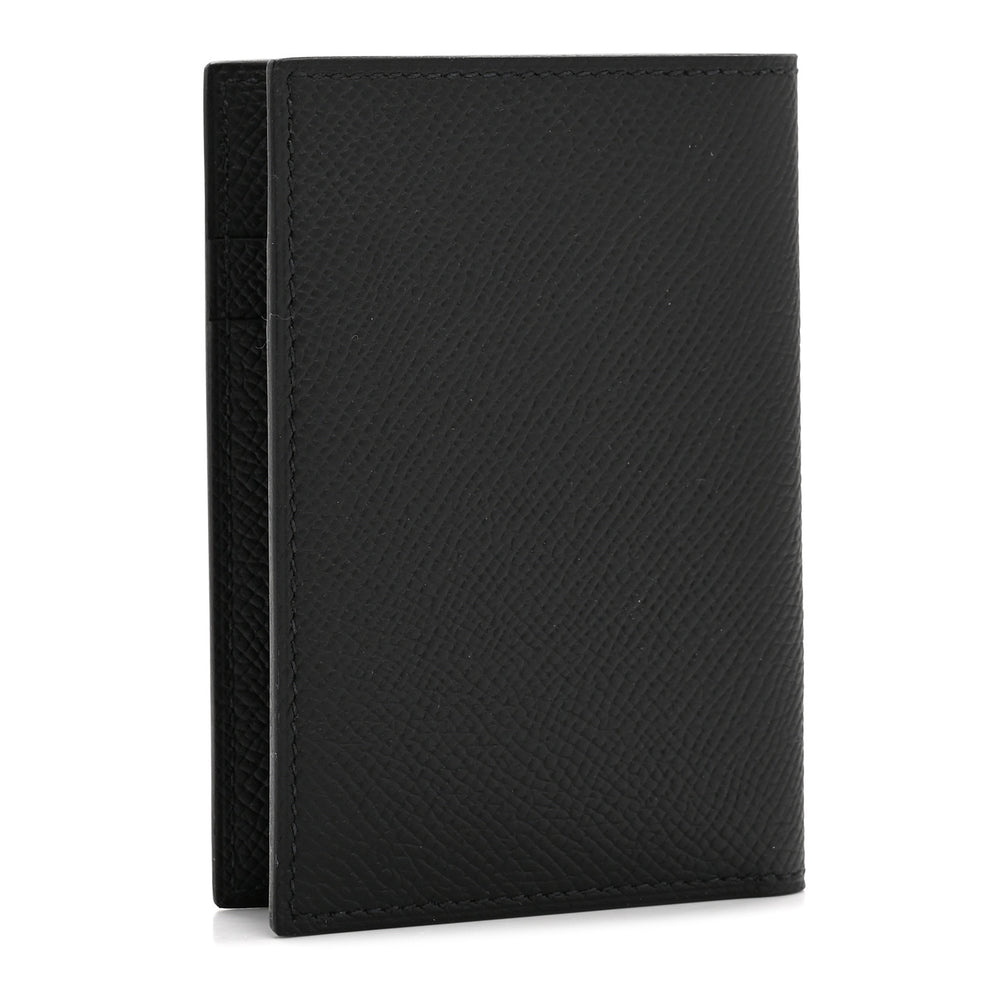 Hermes Epsom MC2 Euclide Card Holder Case Black 1819347 – FASHIONPHILE