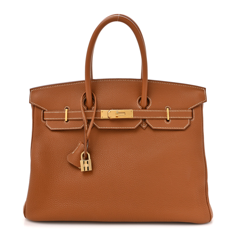 Hermes Togo Birkin 35 Gold 1631623 – FASHIONPHILE