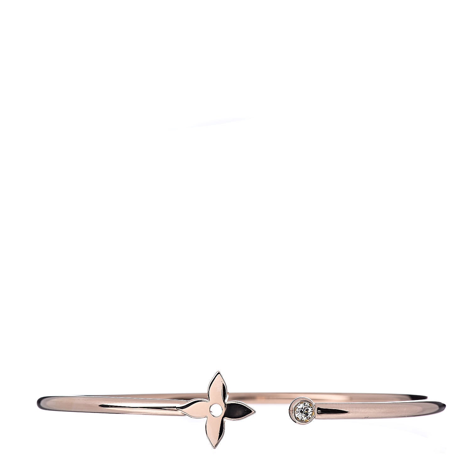 Louis Vuitton 18K Pink Gold Diamond Idylle Blossom Twist Bracelet ...