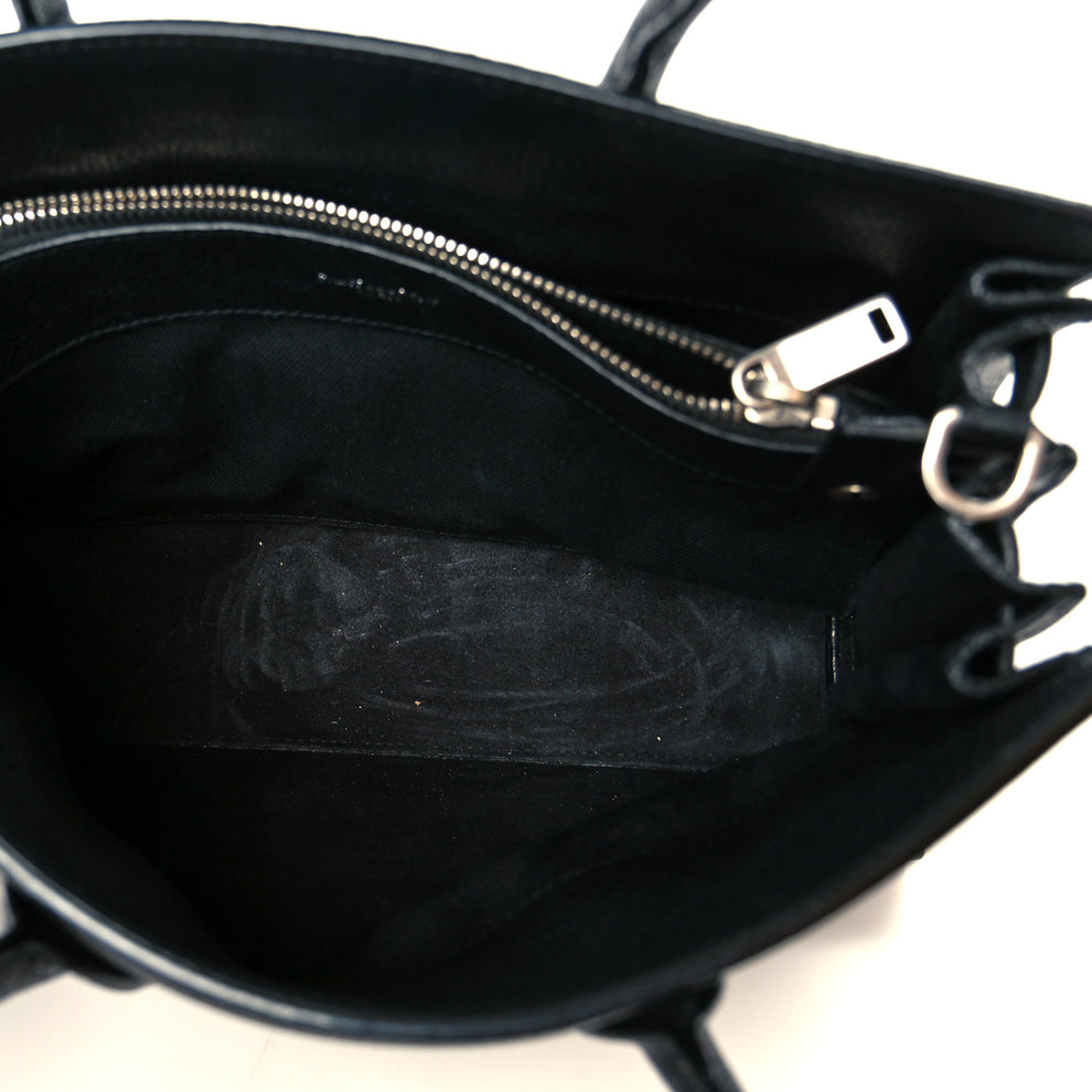 Saint Laurent Grained Calfskin Baby Sac De Jour Souple Black 1782721 ...