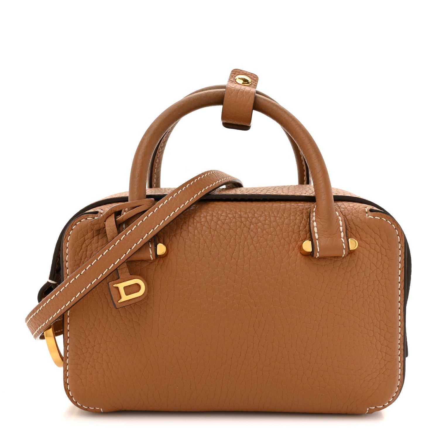 Delvaux Taurillon Soft Nano Cool Box Satchel Vegetal Ivory 1662609 ...