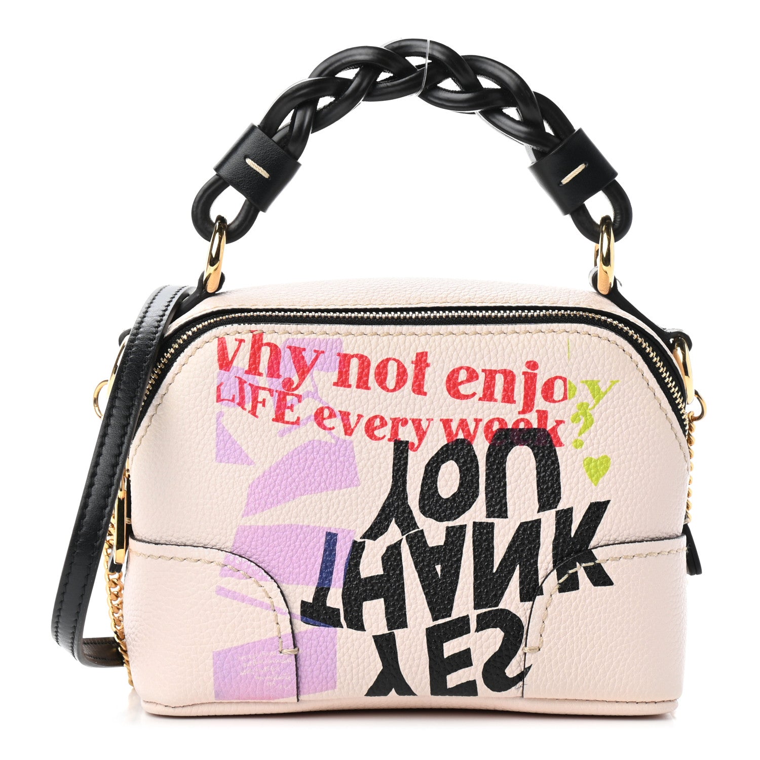Chloe Corita Kent Print Grained Calfskin Mini Daria Bag 841943 ...