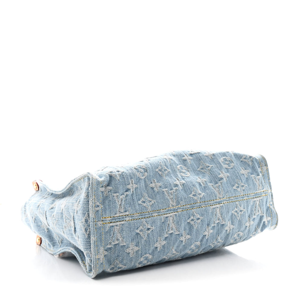 Louis Vuitton Monogram Washed Denim Let Go PM Sky Blue 1788703 ...