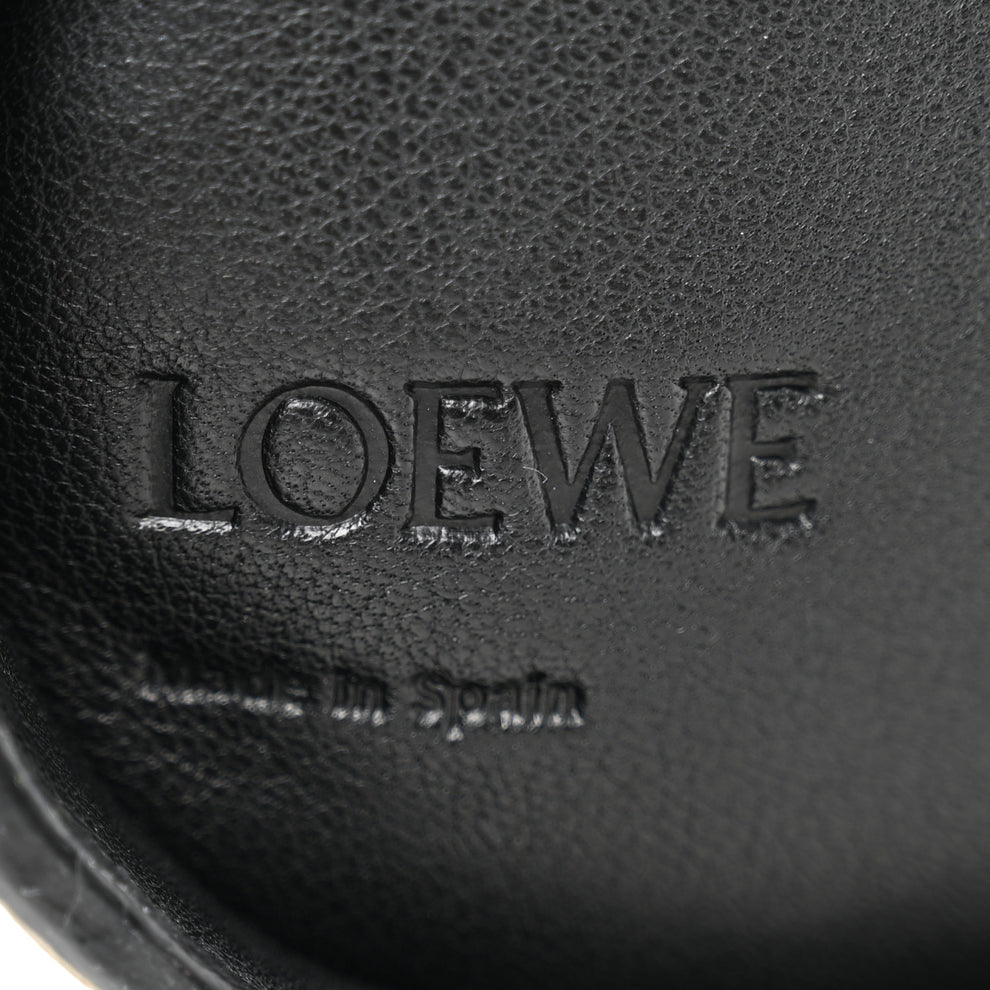 Loewe Metallic Calfskin Mini Elephant Crossbody Bag Silver 1781048 ...