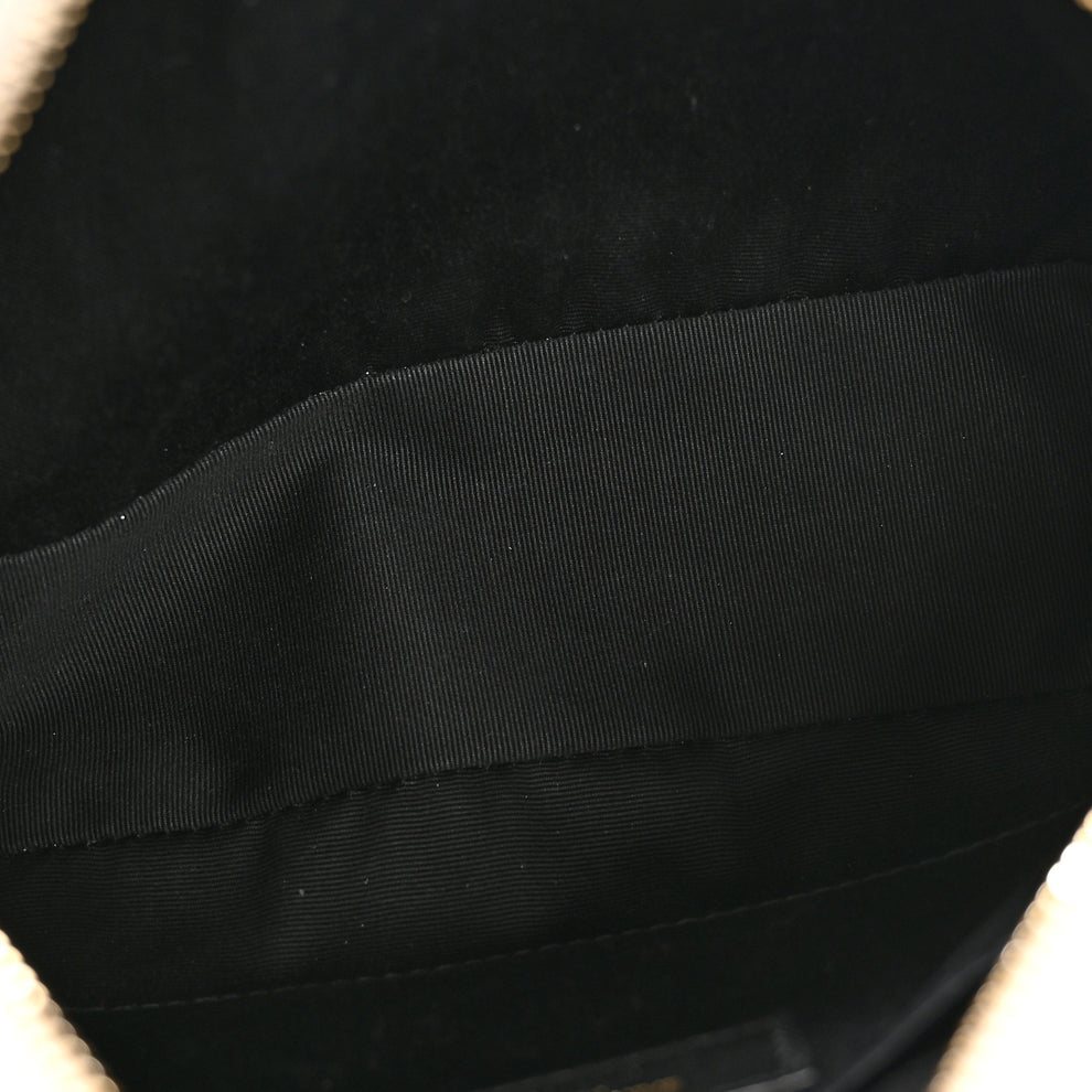 Saint Laurent Calfskin Matelasse Monogram Lou Camera Bag Crema Soft ...