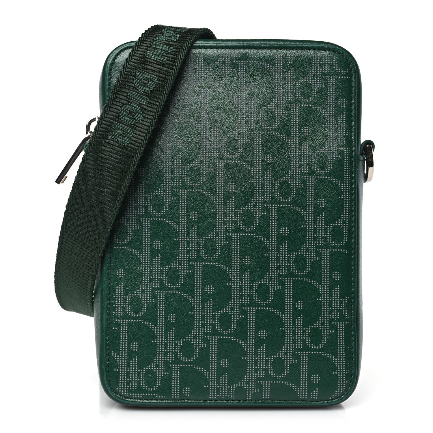 Christian Dior Calfskin Oblique Galaxy Perforated World Tour Messenger ...
