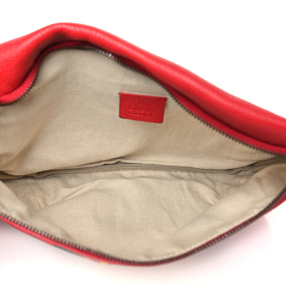 Gucci Grained Calfskin Logo Belt Bag Hibiscus Red 1791763 – FASHIONPHILE