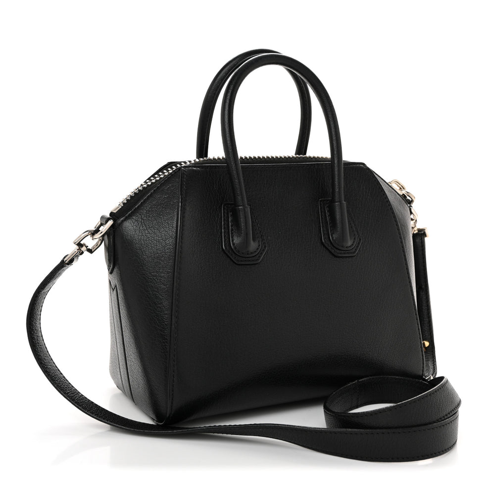 Givenchy Sugar Goatskin Mini Antigona Black 1801613 – FASHIONPHILE