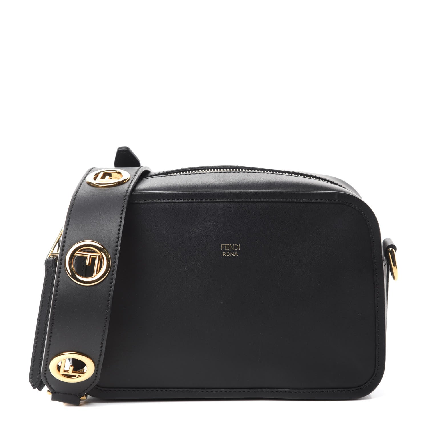 Fendi Vitello Century F is Fendi Camera Case Black 932864 – FASHIONPHILE