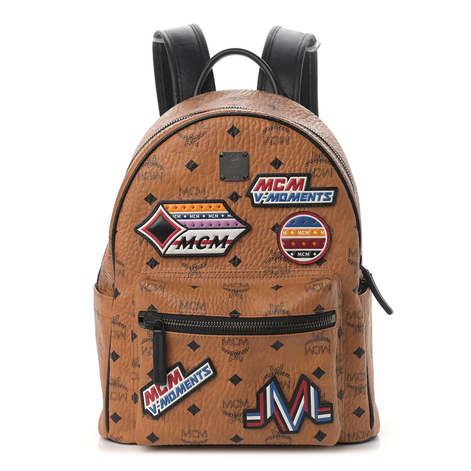 MCM Visetos Victory Patch Stark Backpack Cognac 930694 – FASHIONPHILE