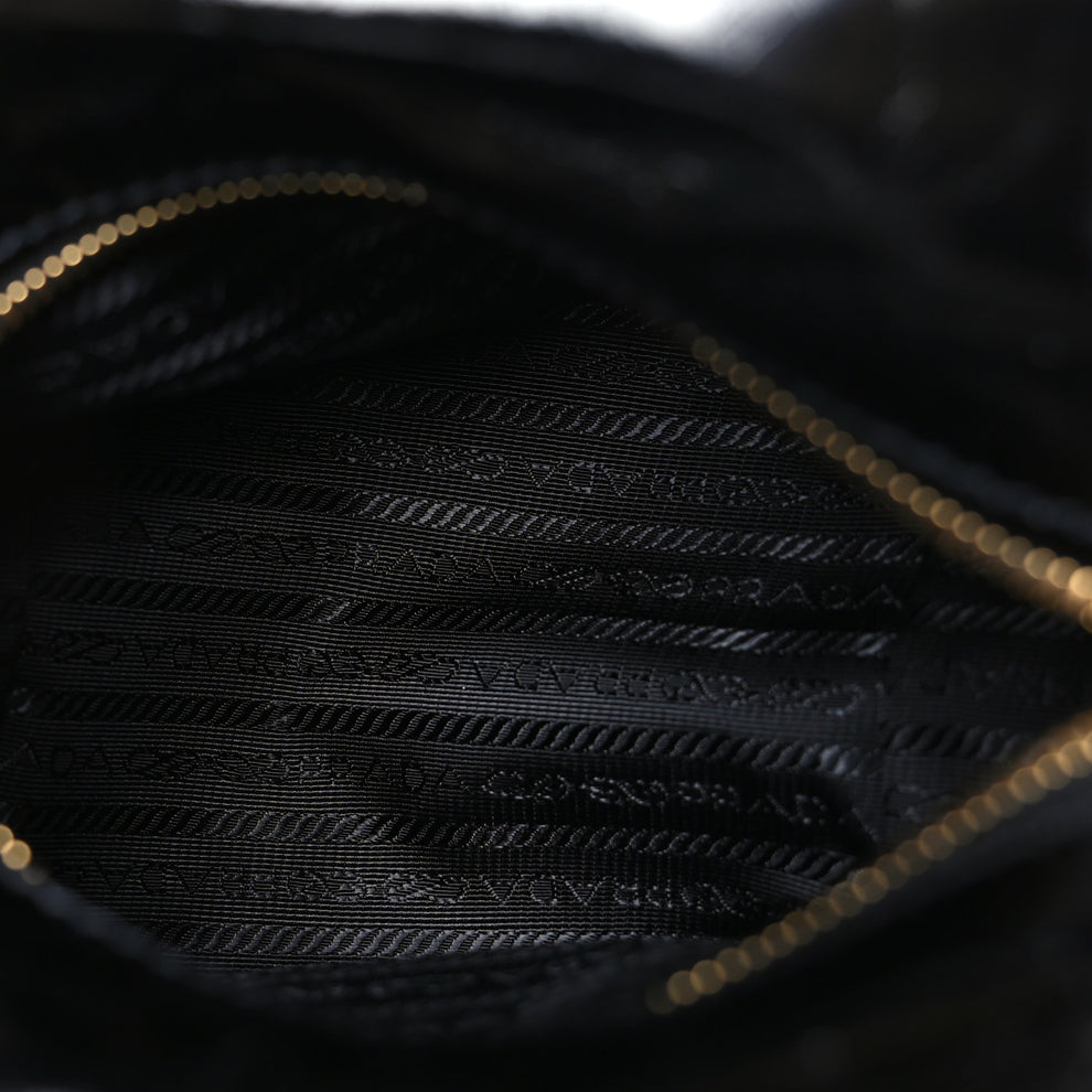 Prada Soft Lux Calfskin Mini Dangle Top Handle Bag Black 1775196 ...