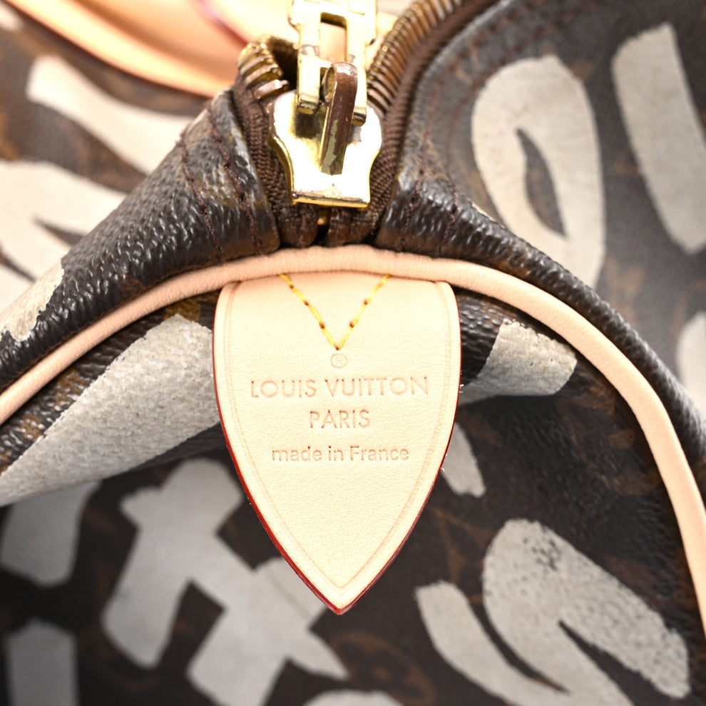 Louis Vuitton Monogram Graffiti Keepall 50 Silver 1795600 – FASHIONPHILE