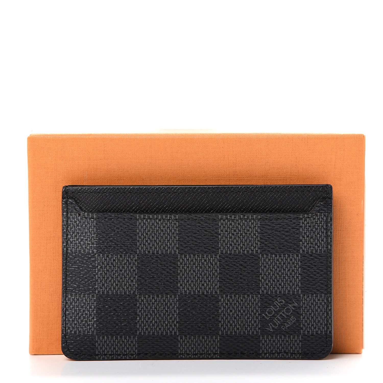 LOUIS VUITTON Damier Graphite Neo Porte-Cartes Card Holder 573937 LOUIS VUITTON Damier Graphite Neo Porte-Cartes Card Holder 573937