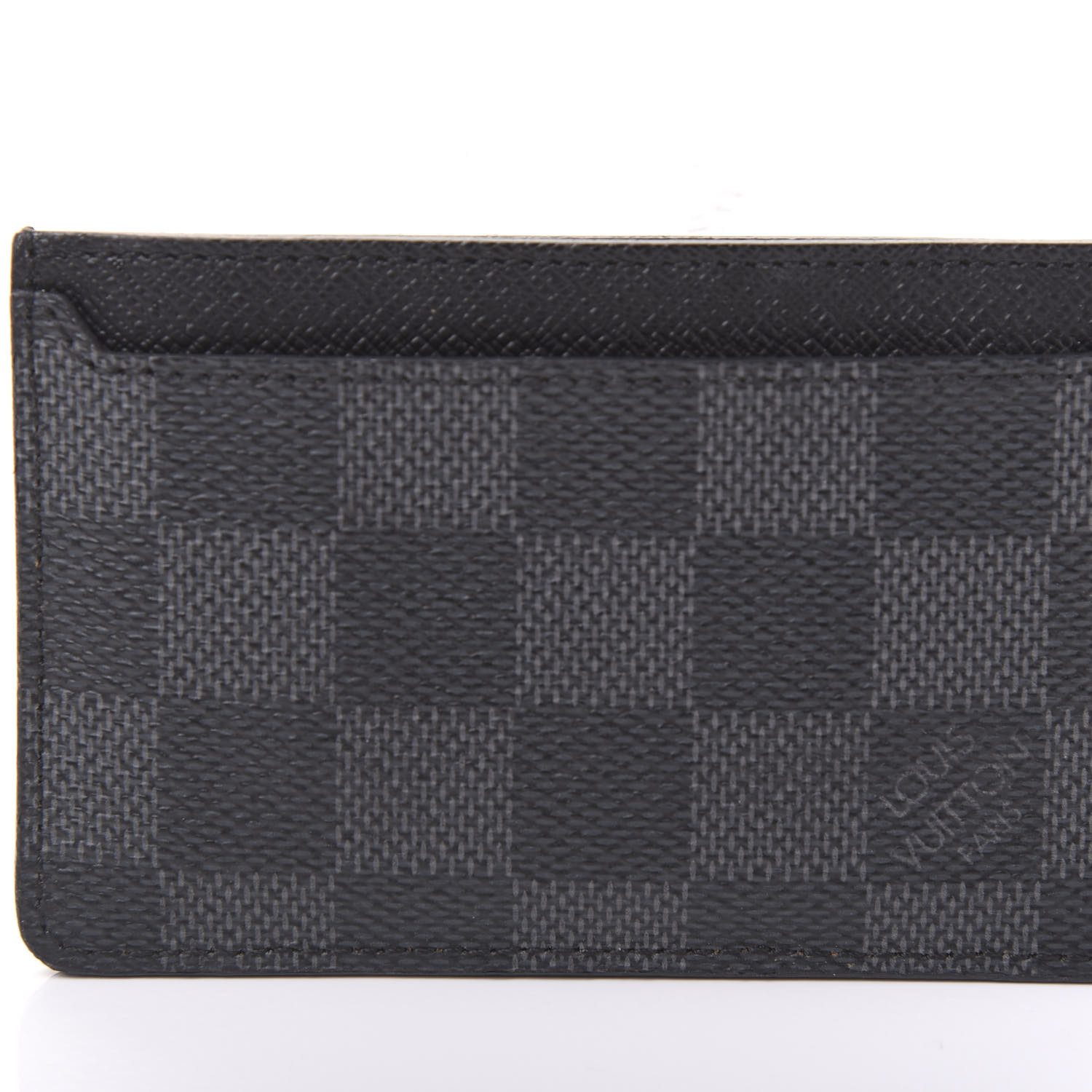 LOUIS VUITTON Damier Graphite Neo Porte-Cartes Card Holder 602316 ... LOUIS VUITTON Damier Graphite Neo Porte-Cartes Card Holder 602316 ...