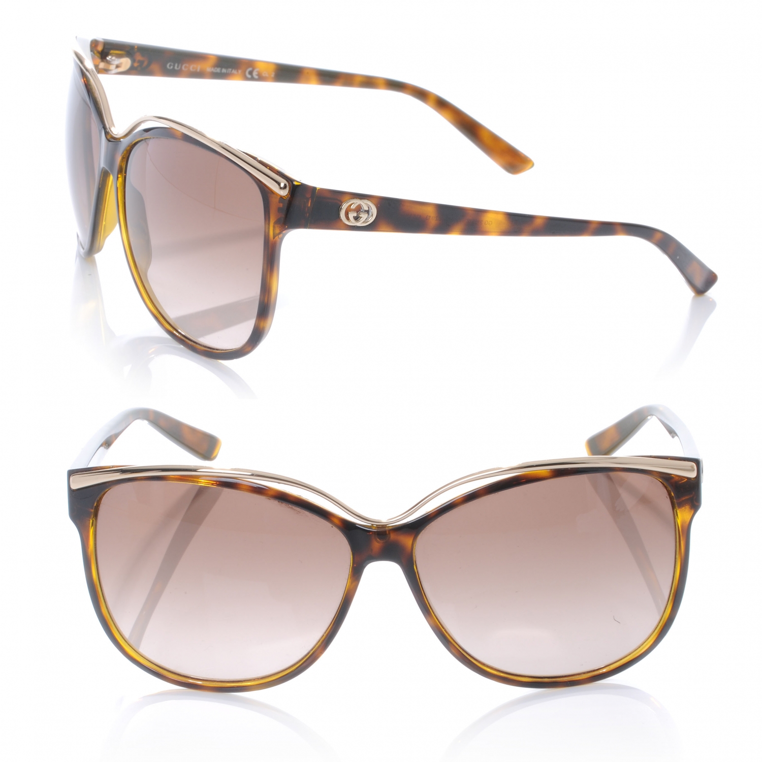 Gucci Tortoise Shell Sunglasses 3155 S 44783 Fashionphile